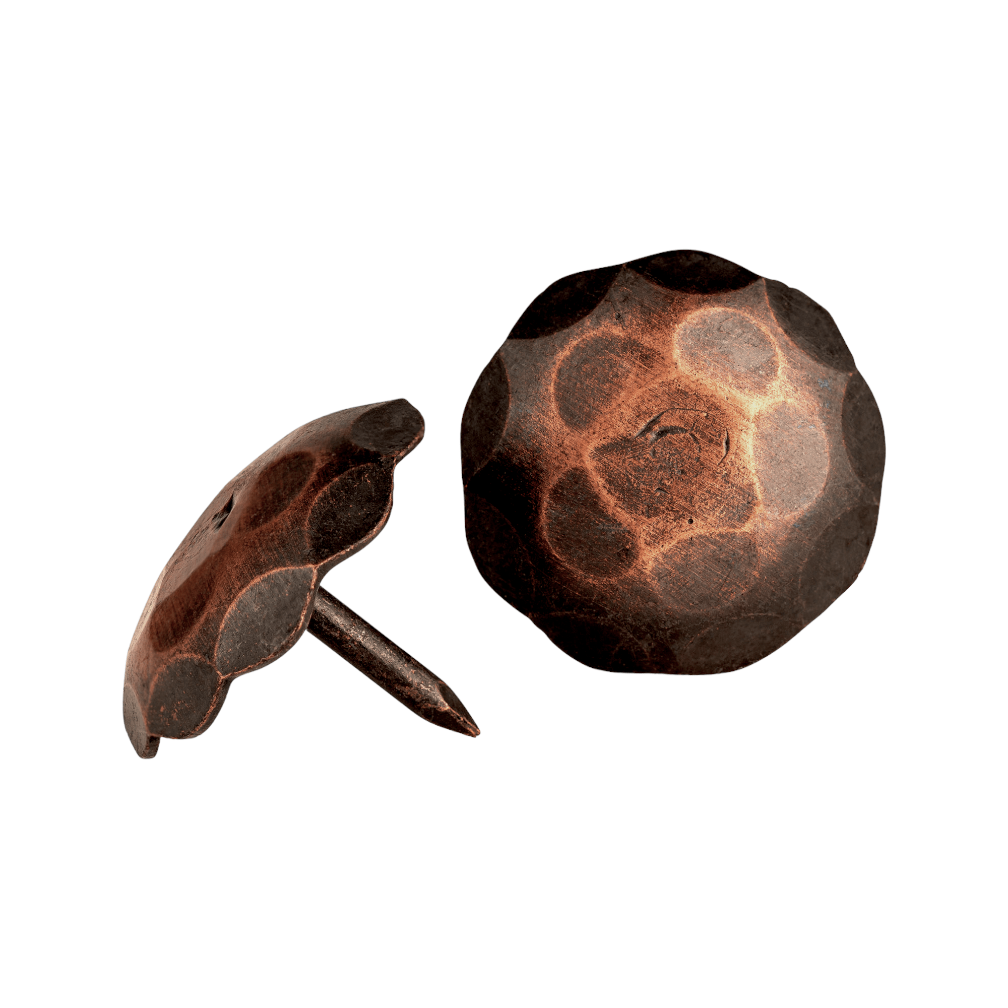 1.25" Round Iron Decorative Nail Clavos - Borderland Rustic Hardware