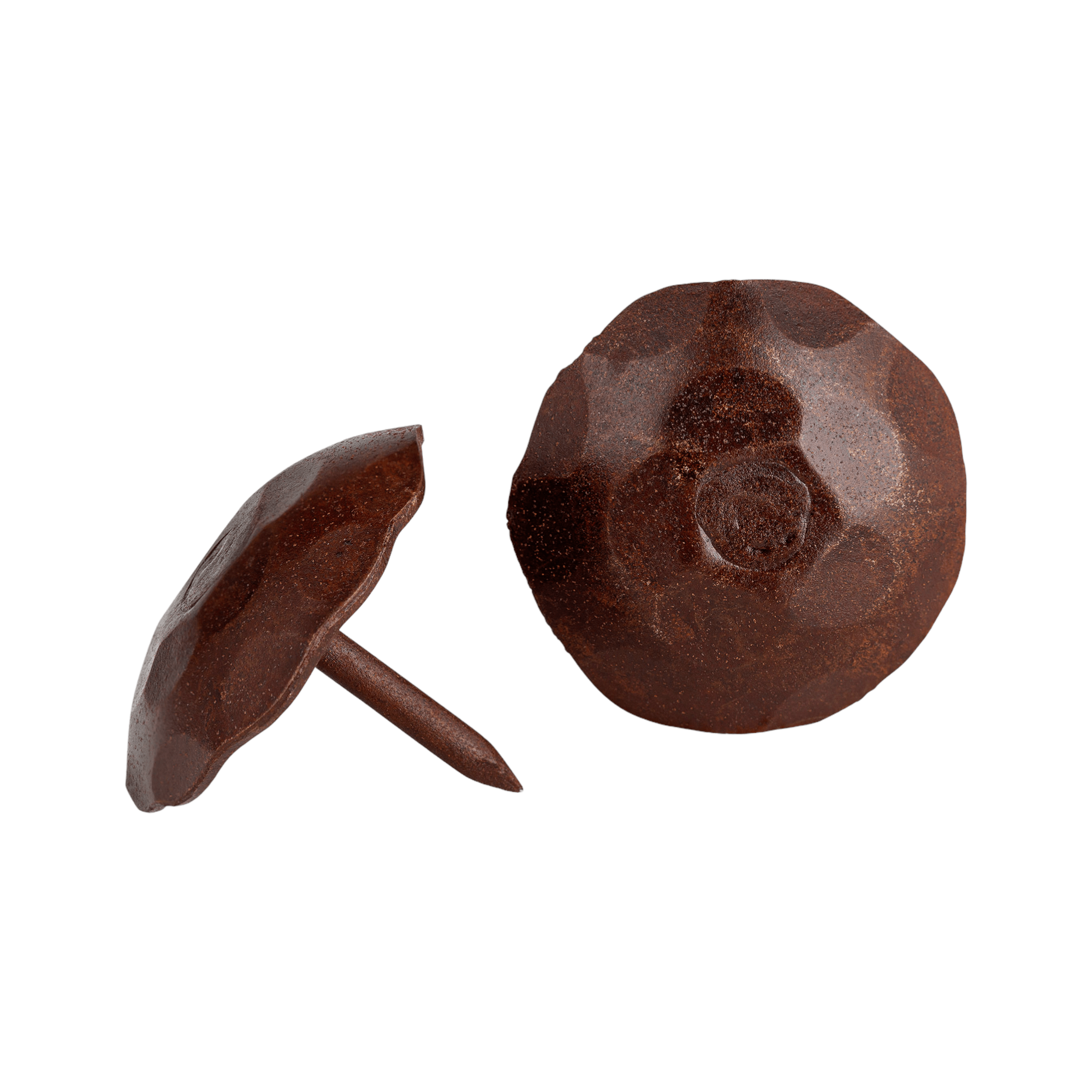 1.25" Round Iron Decorative Nail Clavos - Borderland Rustic Hardware